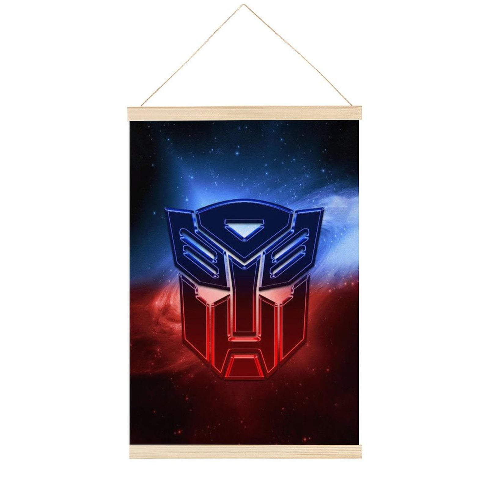 Transformers Poster Wall Fabric Decor Hanging Paintings Wood Frame ...