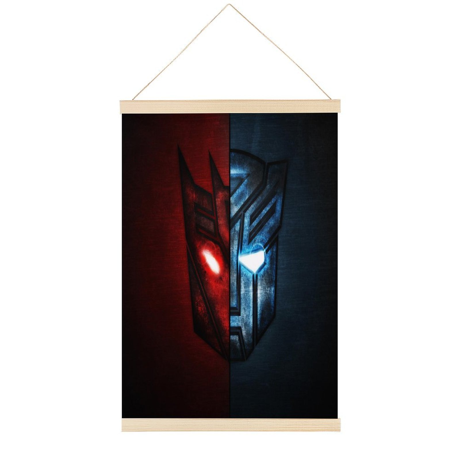 Transformers Poster Wall Fabric Decor Hanging Paintings Wood Frame ...