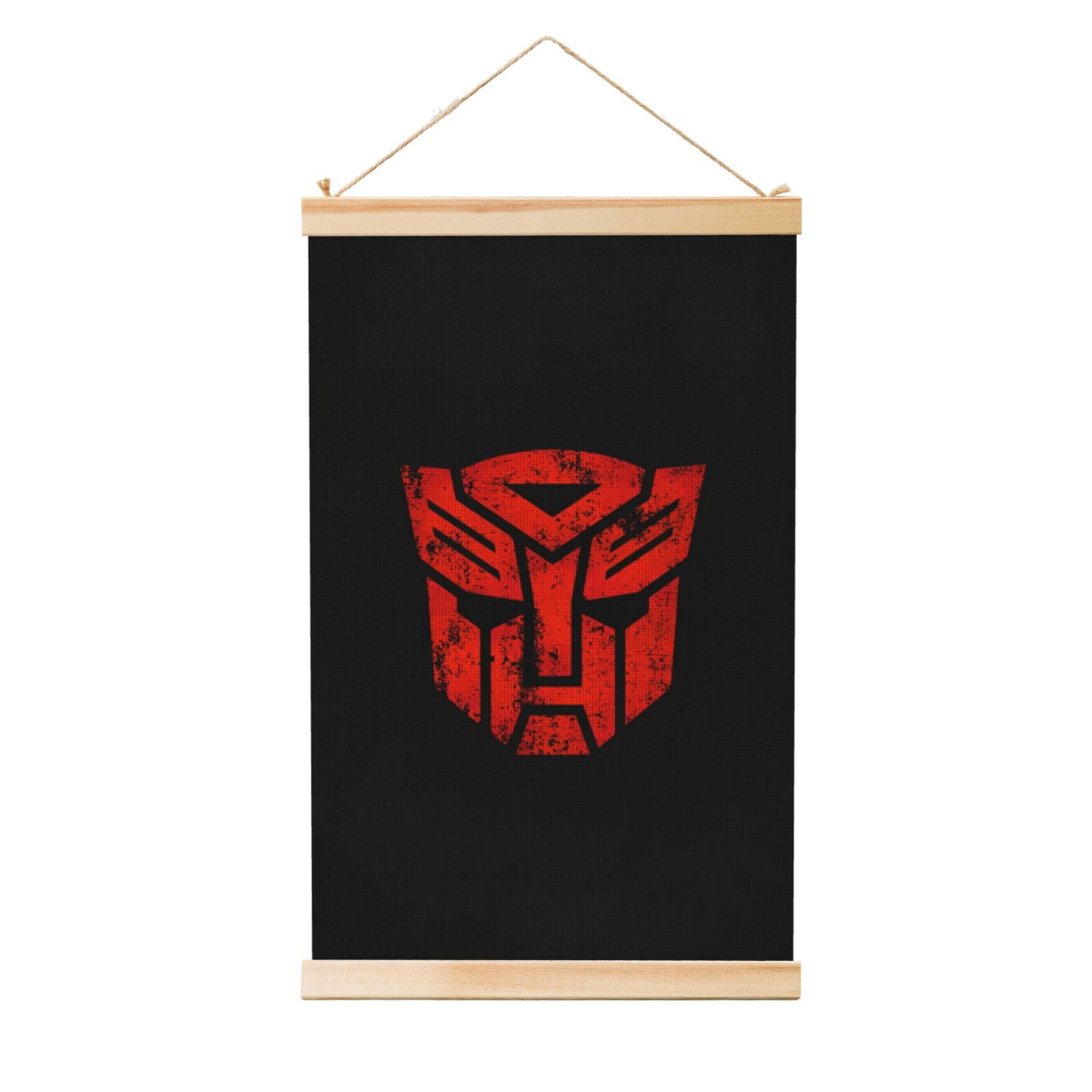 Transformers Posters For Room Wall Art Wooden Shaft Hanging Banner ...