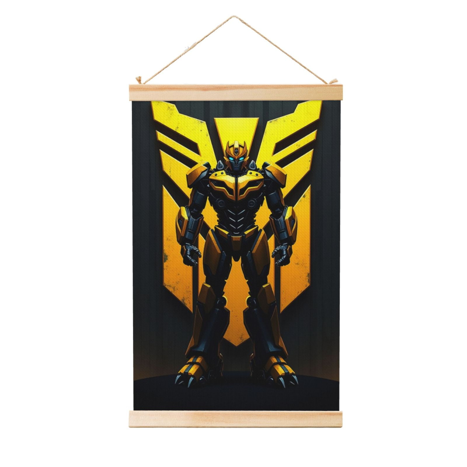 Transformers Posters For Room Wall Art Wooden Shaft Hanging Banner ...