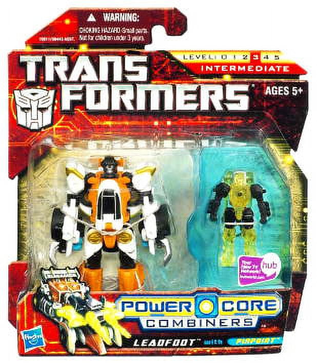 Transformers Power Core Combiners Leadfoot with Pinpoint Action Figure ...