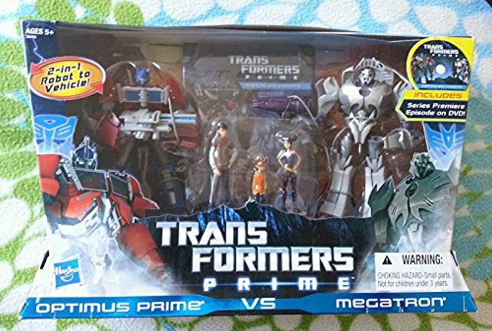 Transformers Prime First Edition Action Figure Set Optimus Prime vs ...