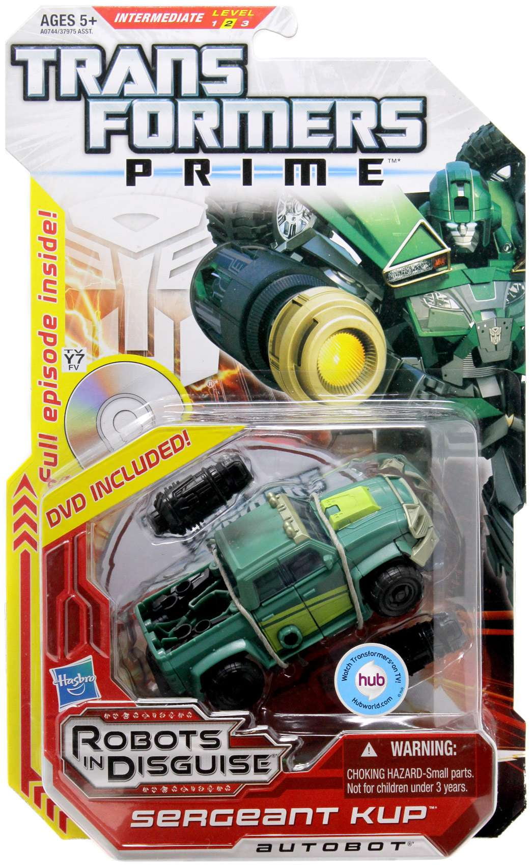 Transformers Prime Sergeant Kup Action Figure with Cannons and DVD ...
