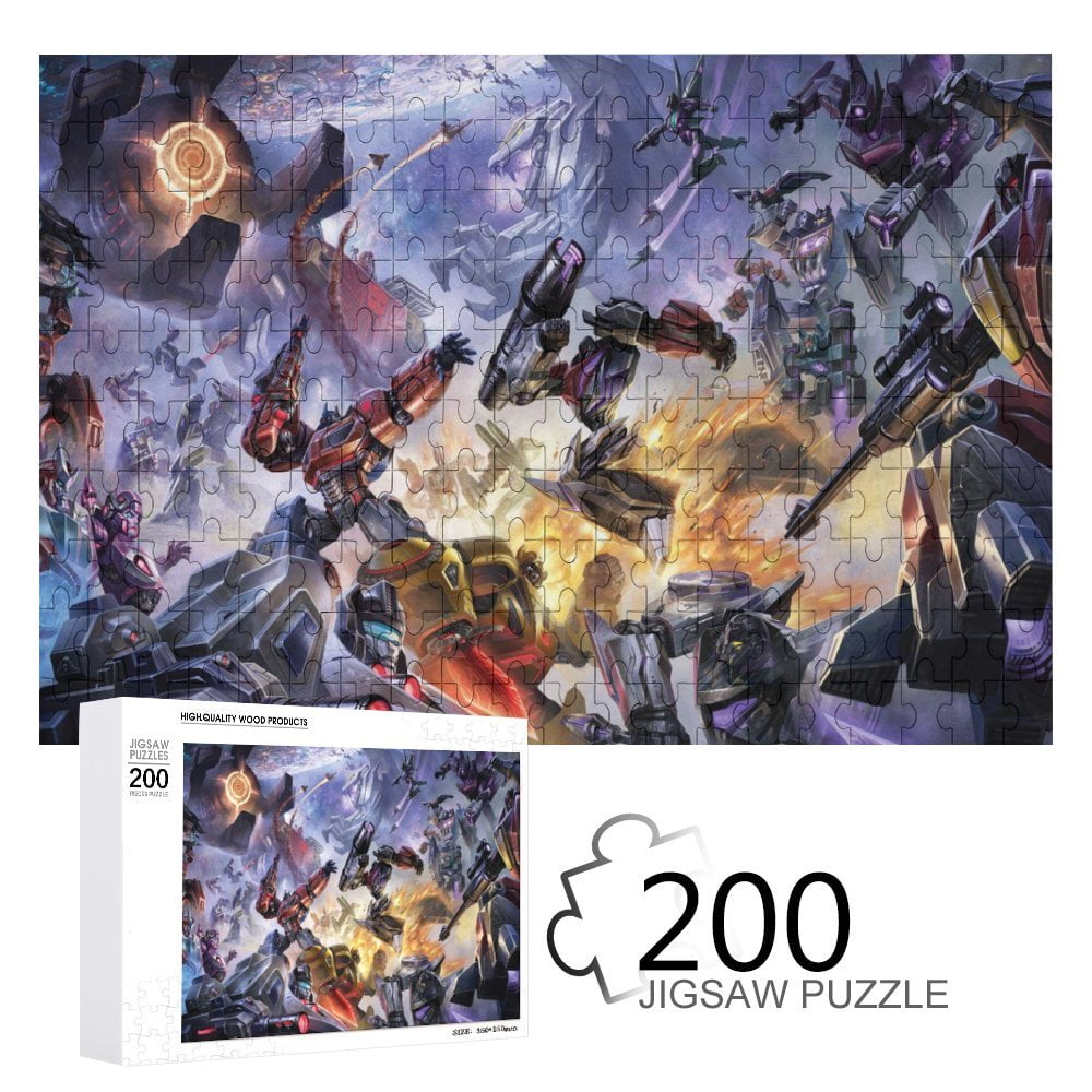 Transformers Puzzle - 200 Pieces Jigsaw Puzzles for Adults, Families ...