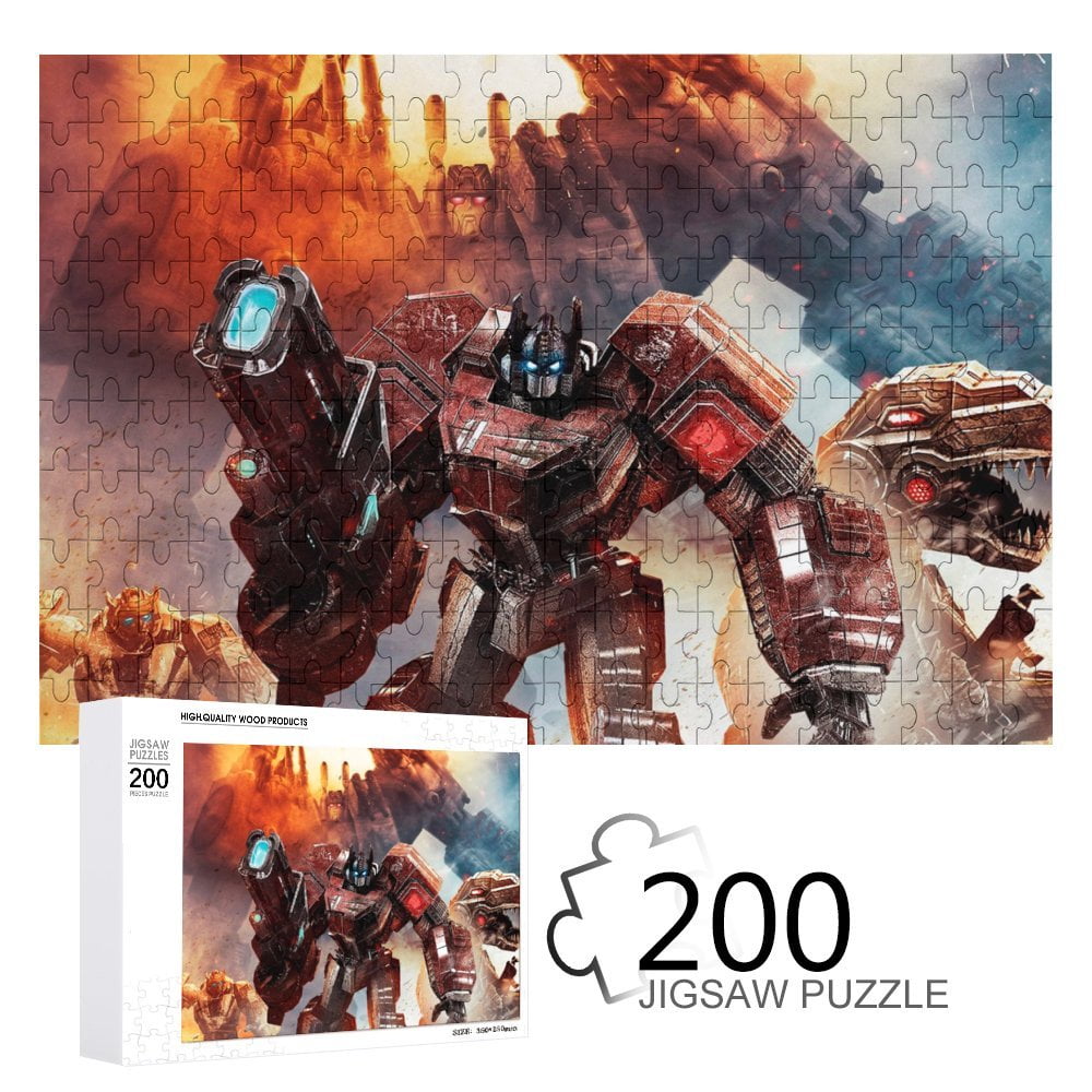 Transformers Puzzle - 200 Pieces Jigsaw Puzzles for Adults, Families ...