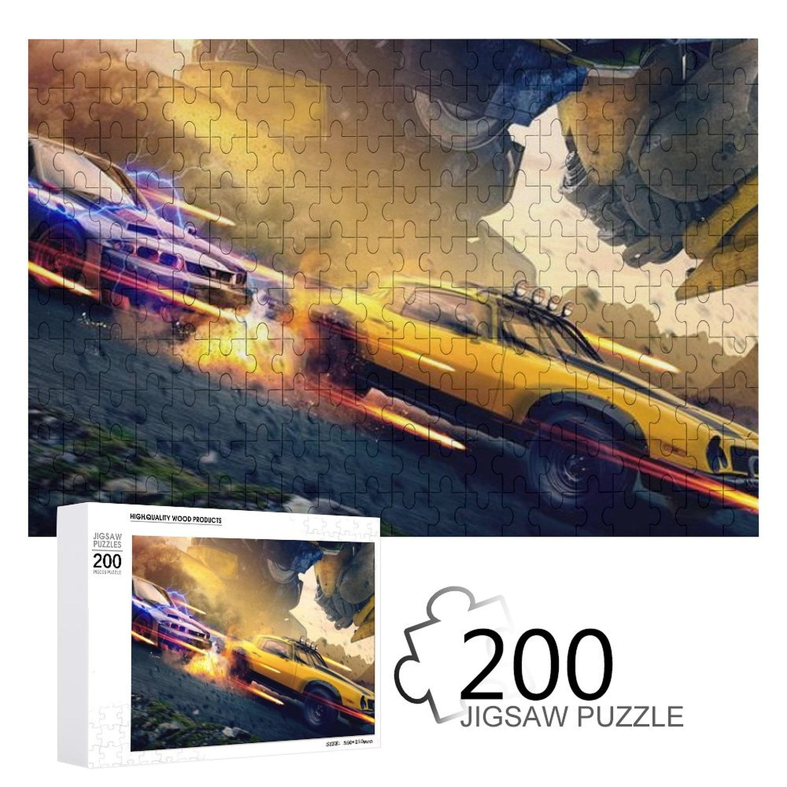 Transformers Puzzle For Adults & Kids - 200 PCS Jigsaw Puzzle - Walmart.com