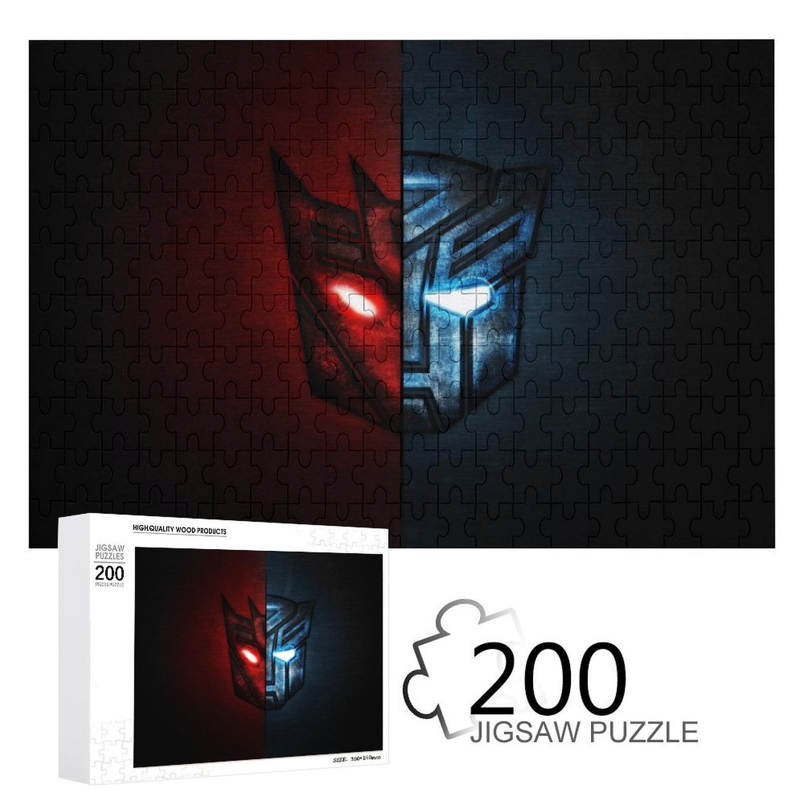 Transformers Puzzle For Adults & Kids - 200 PCS Jigsaw Puzzle - Walmart.com