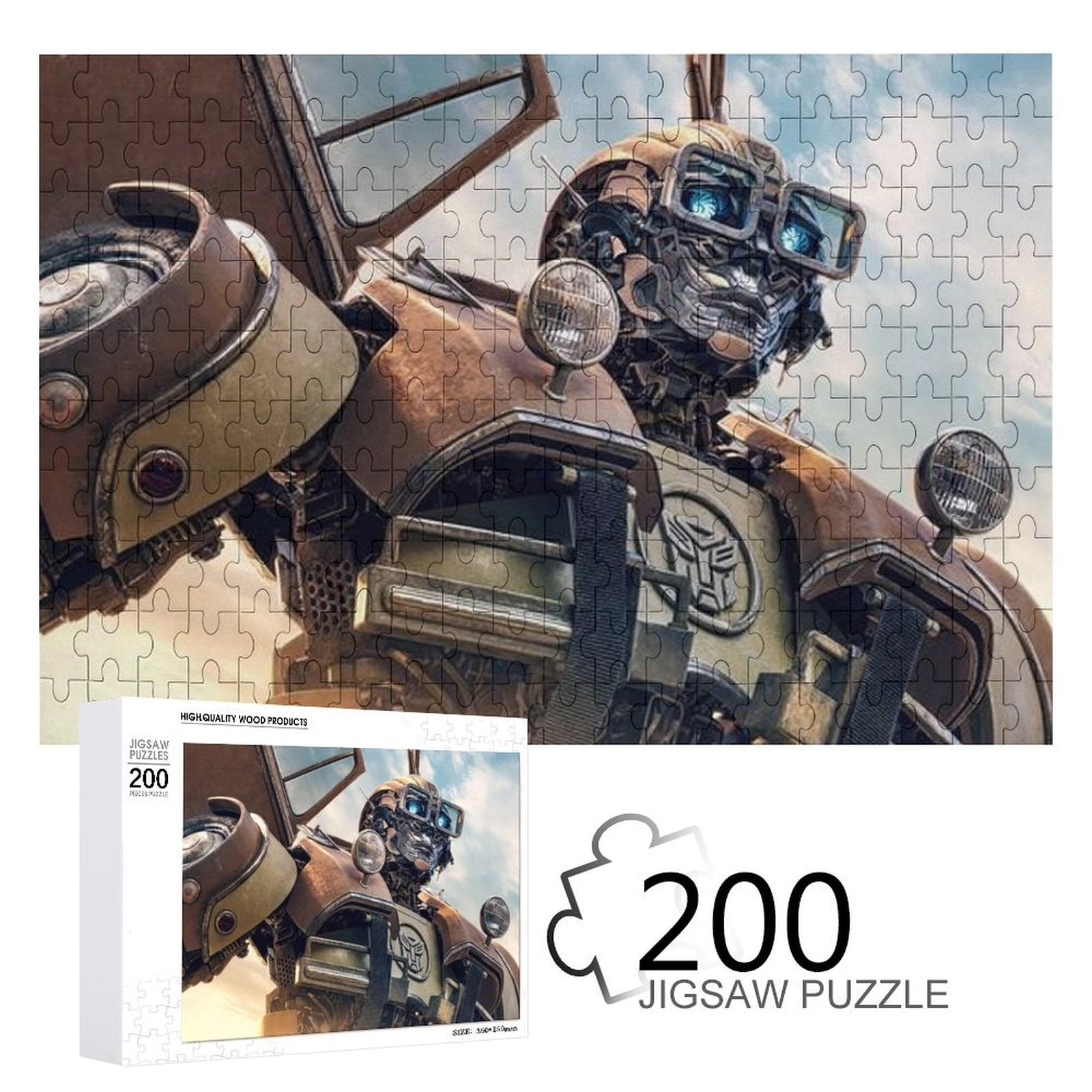 Transformers Puzzle For Adults & Kids - 200 PCS Jigsaw Puzzle - Walmart.com