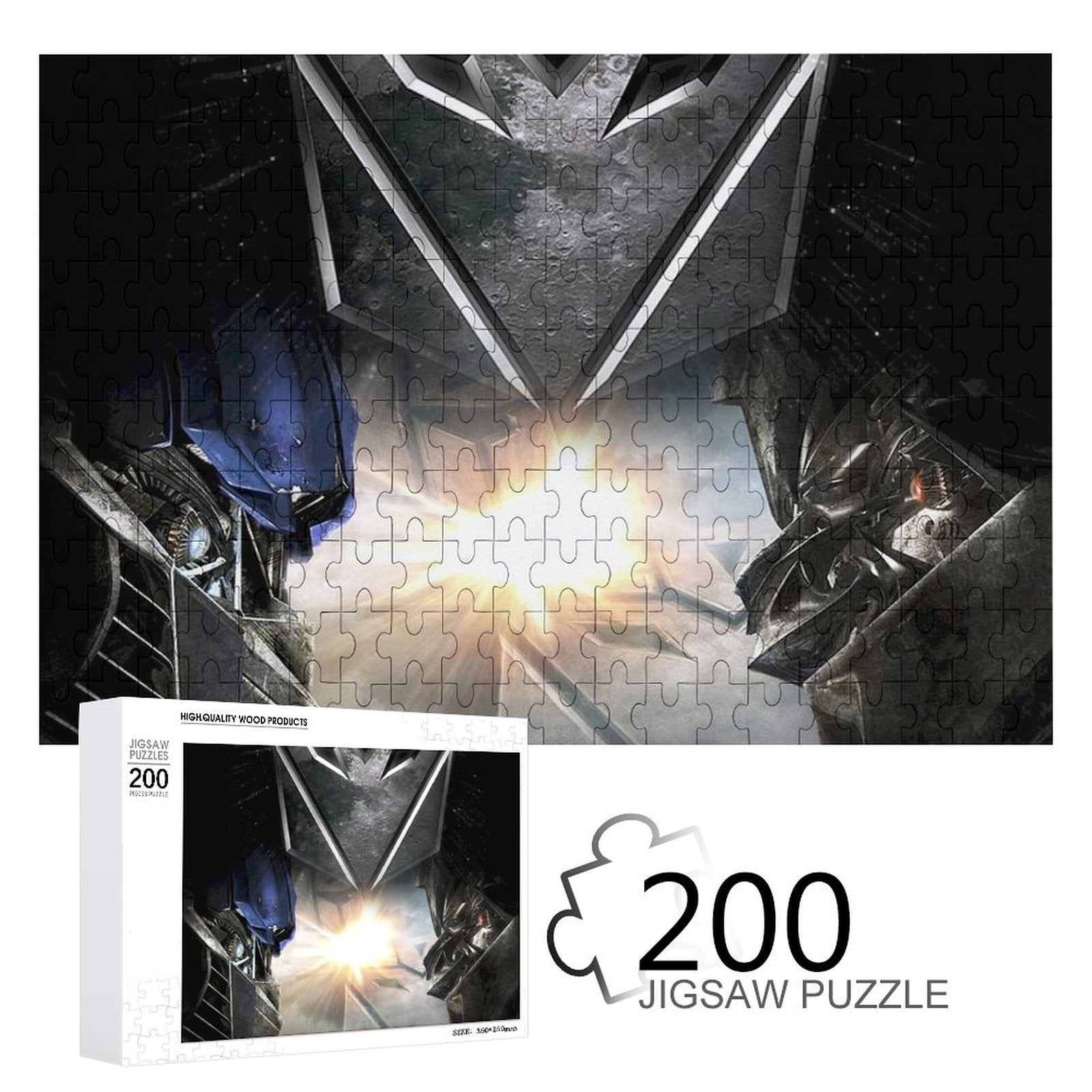 Transformers Puzzle For Adults & Kids - 200 PCS Jigsaw Puzzle - Walmart.com