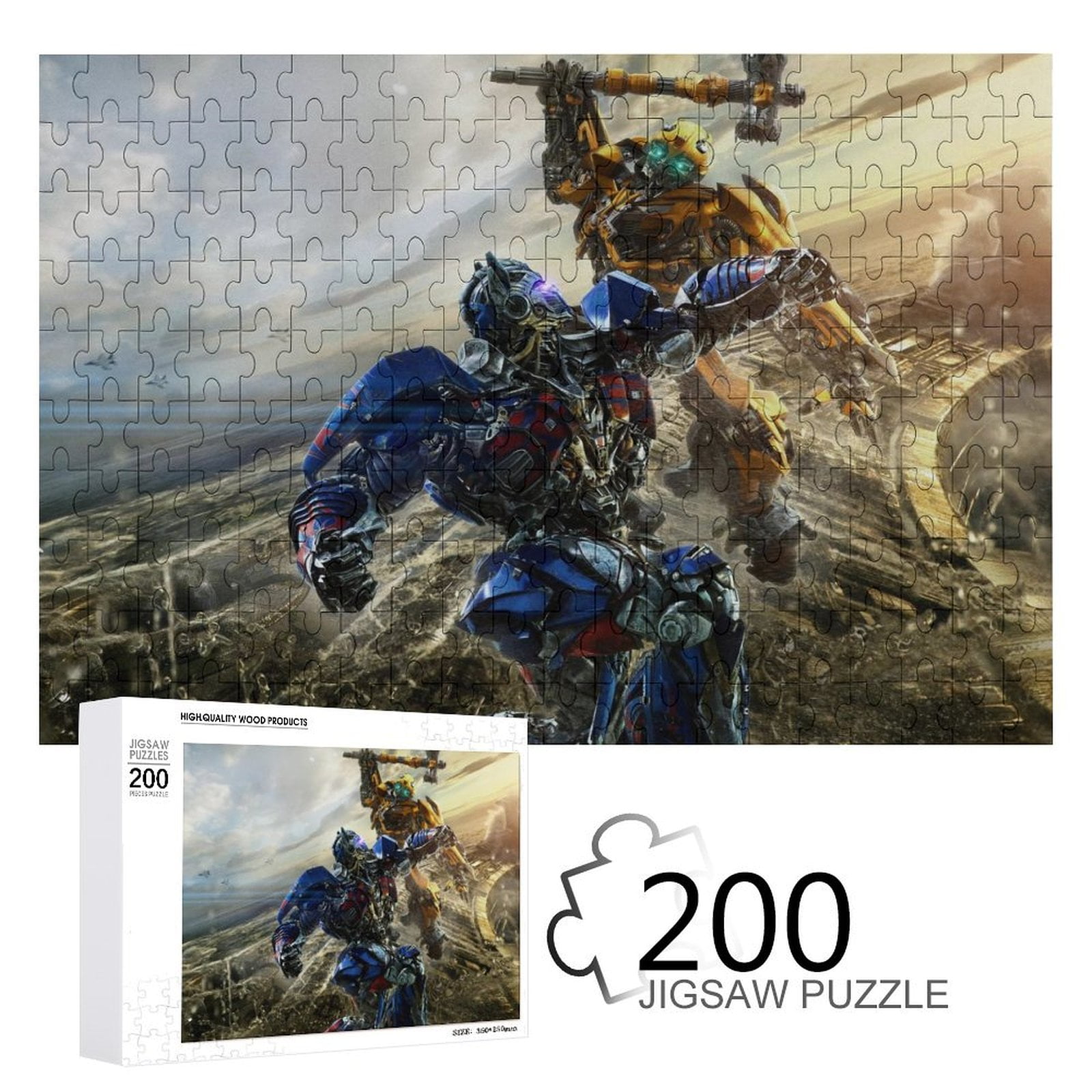 Transformers Puzzle For Adults & Kids - 200 PCS Jigsaw Puzzle - Walmart.com