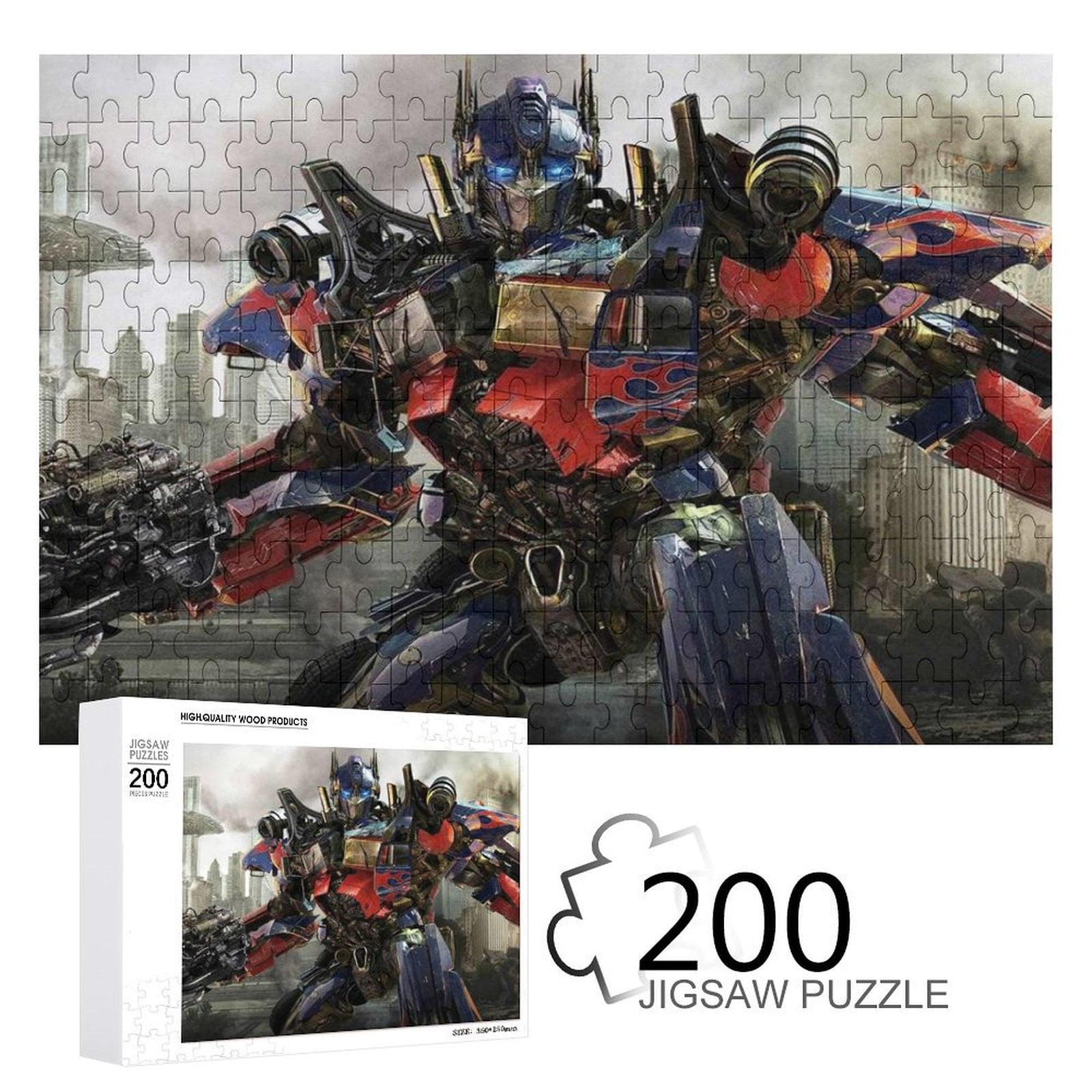 Transformers Puzzle For Adults & Kids - 200 PCS Jigsaw Puzzle - Walmart.com