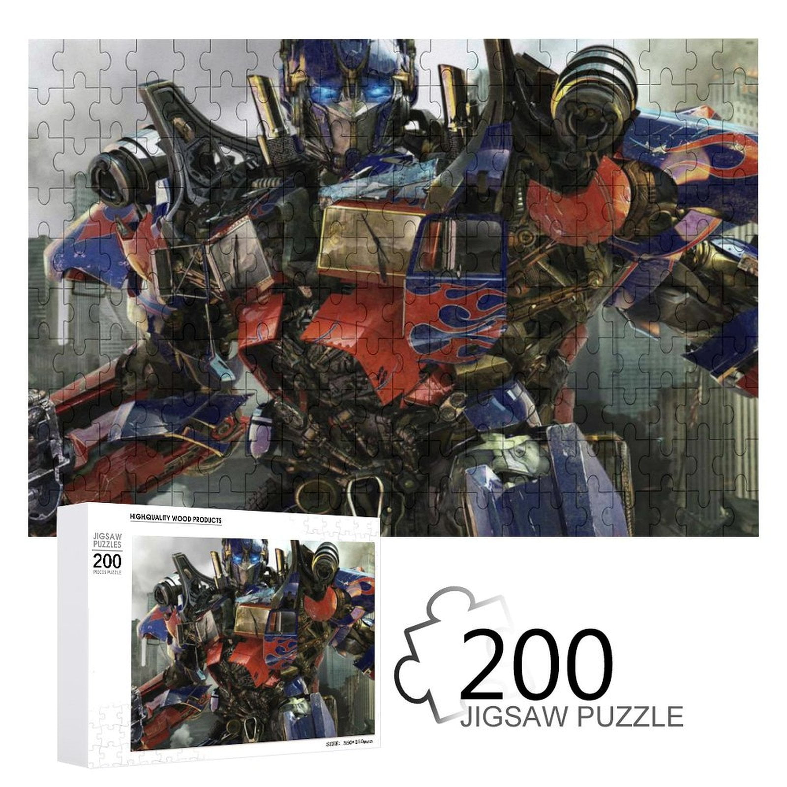 Transformers Puzzle For Adults & Kids - 200 PCS Jigsaw Puzzle - Walmart.com
