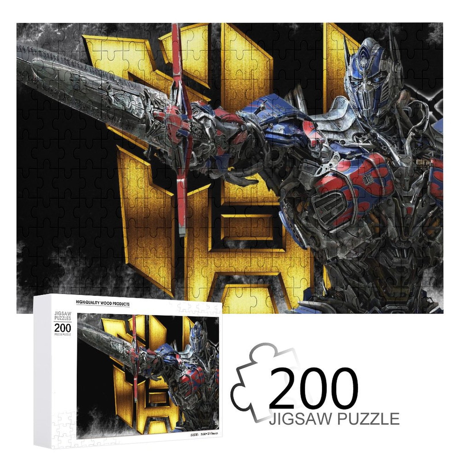 Transformers Puzzle For Adults & Kids - 200 PCS Jigsaw Puzzle - Walmart.com