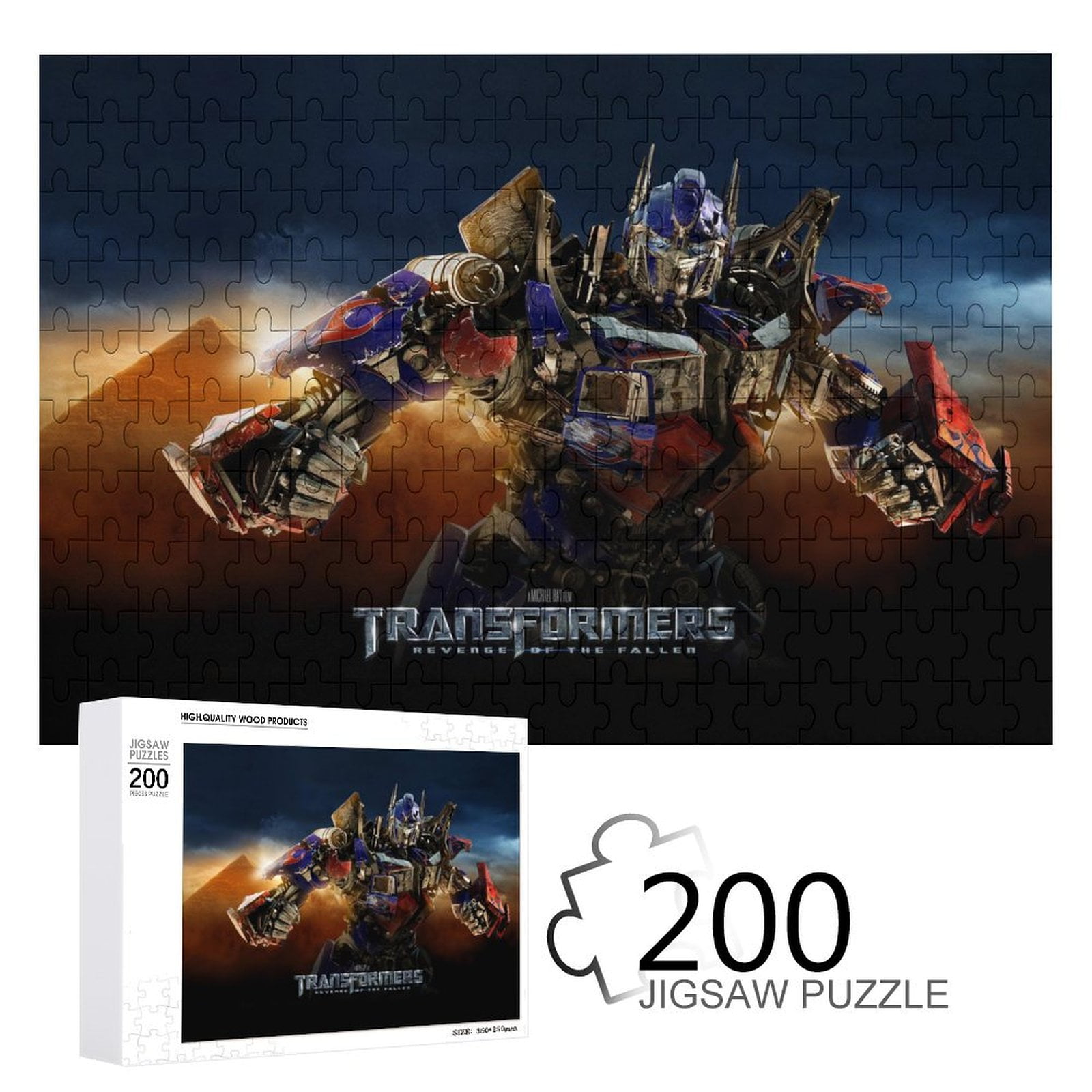 Transformers Puzzle For Adults & Kids - 200 PCS Jigsaw Puzzle - Walmart.com