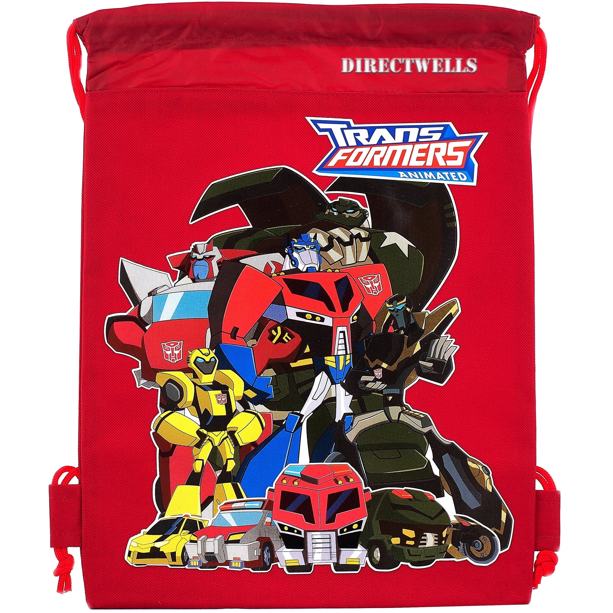 Transformers Red Drawstring Bag - Walmart.com