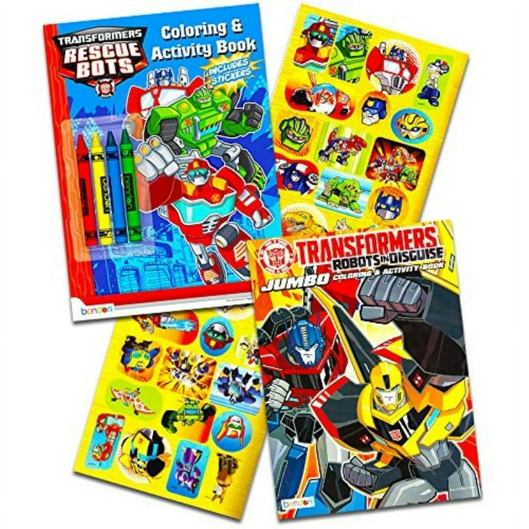 coloring book transformers