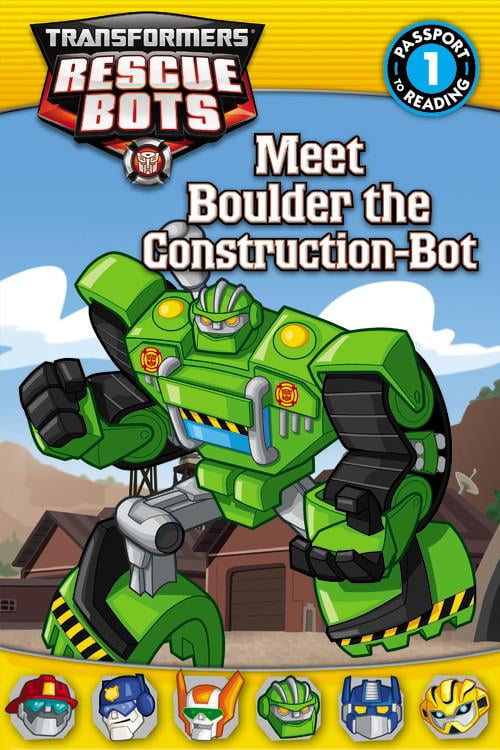 Transformers: Rescue Bots: Meet Boulder the Construction-Bot - Walmart.com