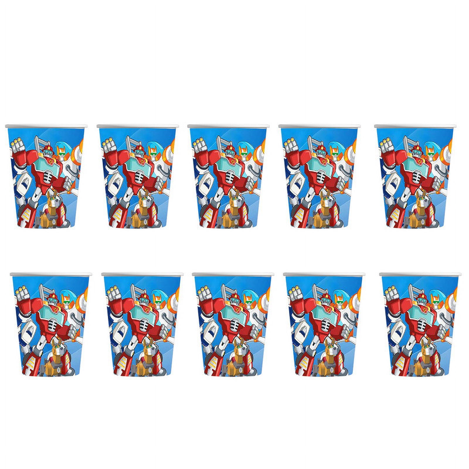 Rescue Bots Birthday Party Supplies Cups Tableware Disposable Paper ...