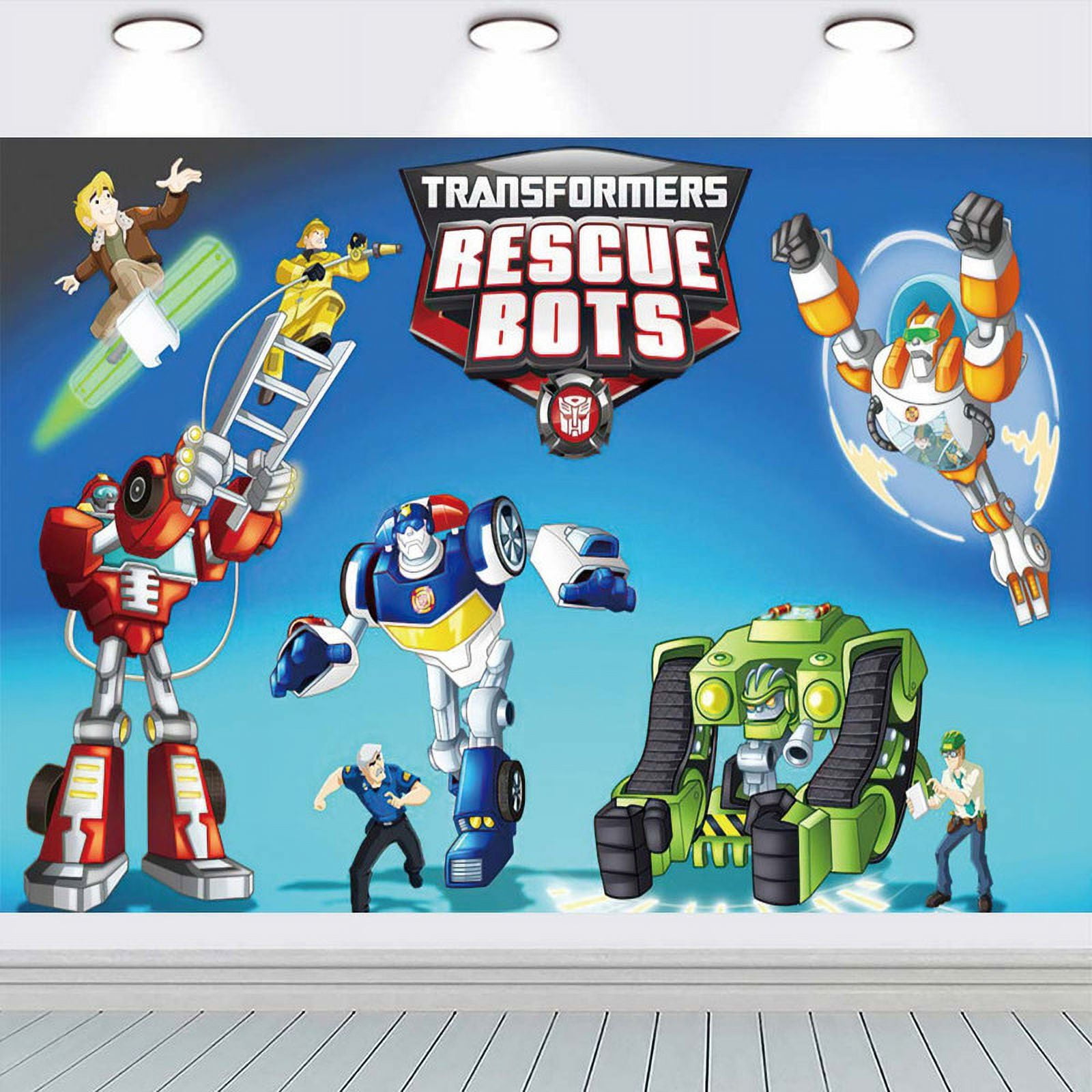 Transformers Rescue Bots Party Supplies for Photography Taspestry ...