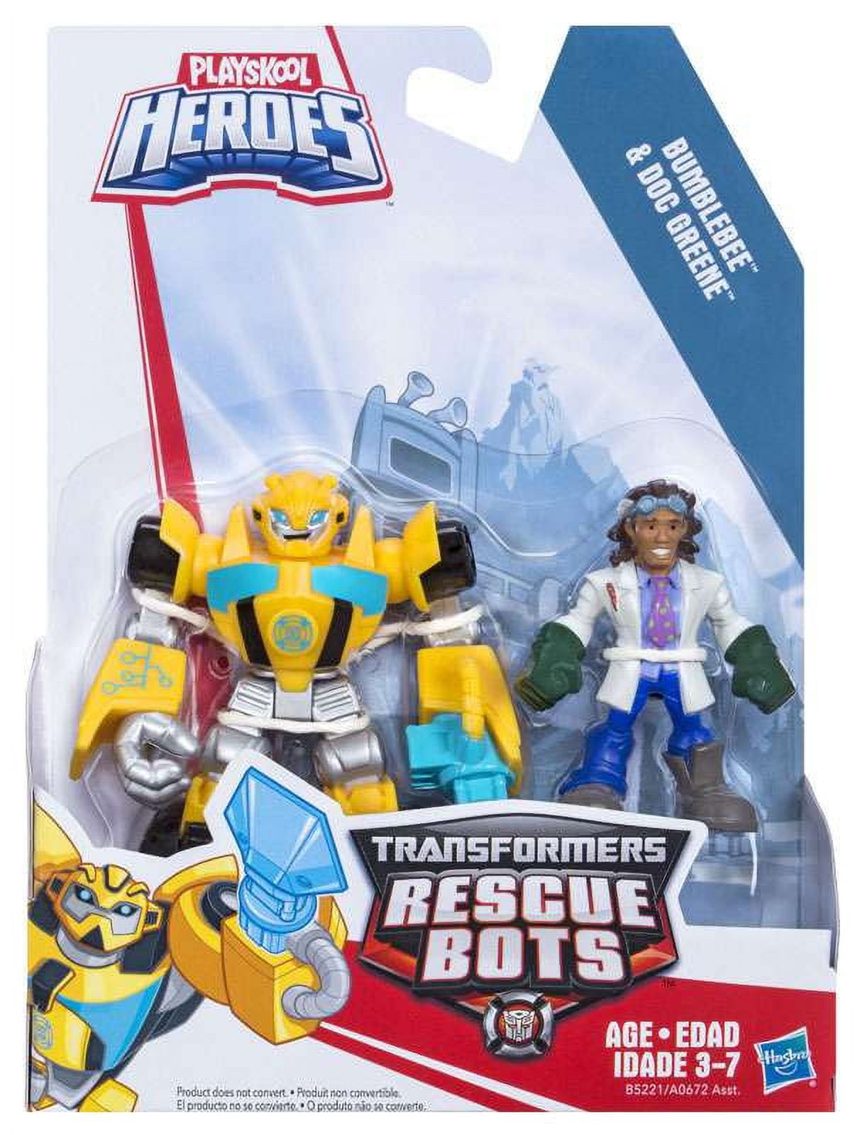 Transformers Rescue Bots Playskool Bumblebee & Doc Greene Action ...