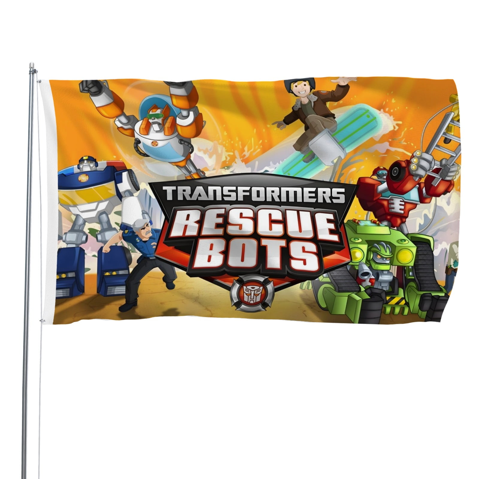 Transformers Rescue Bots-themed Printed Flag Perfect gift for fans ...