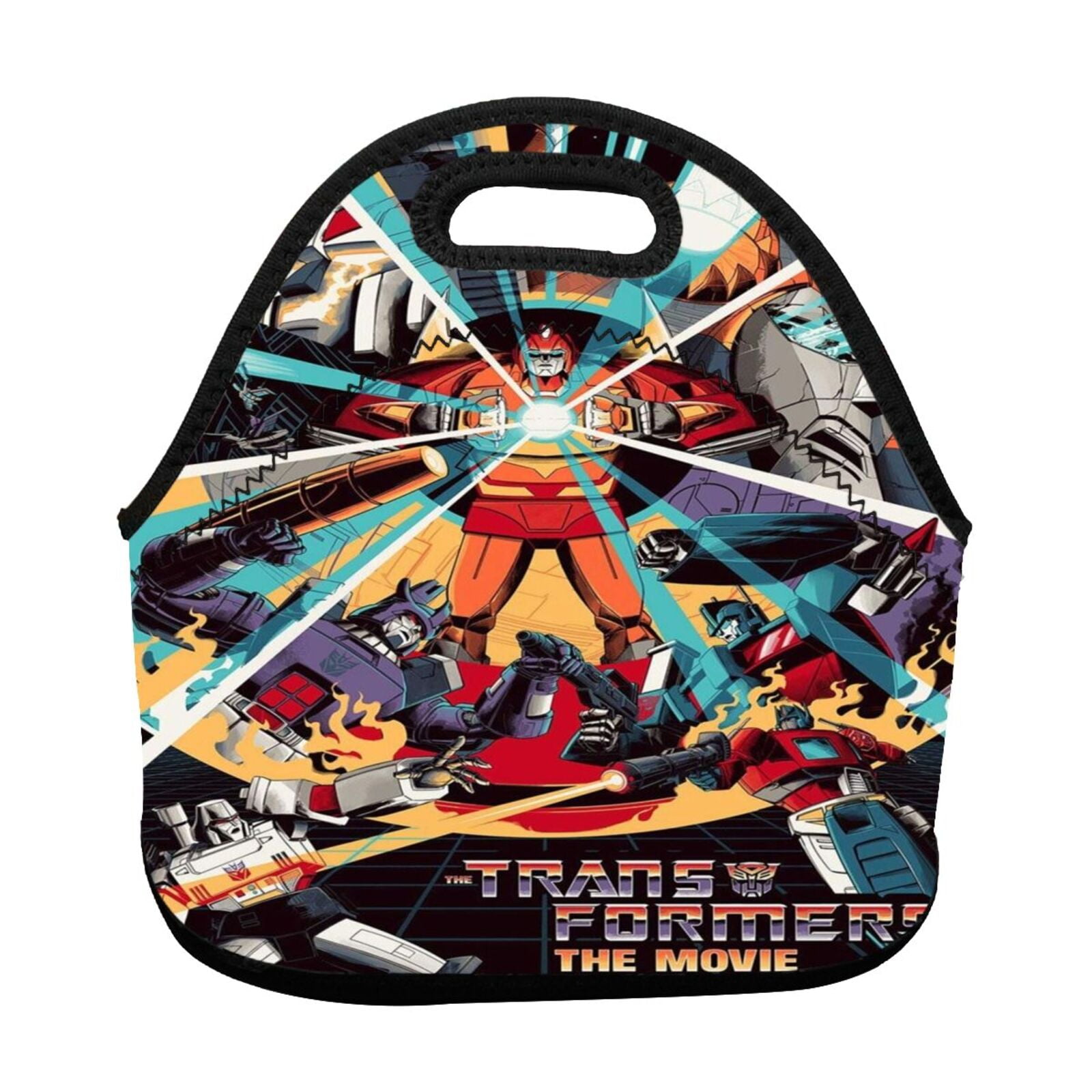 Transformers Reusable Neoprene Lunch Bag Insulated Lunch Box Thermal ...