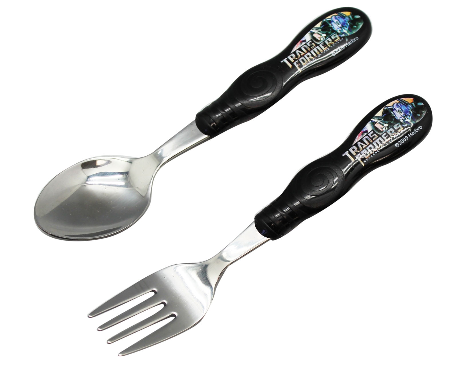 Transformers: Revenge of the Fallen Kids Easy Grip Spoon and Fork Set ...