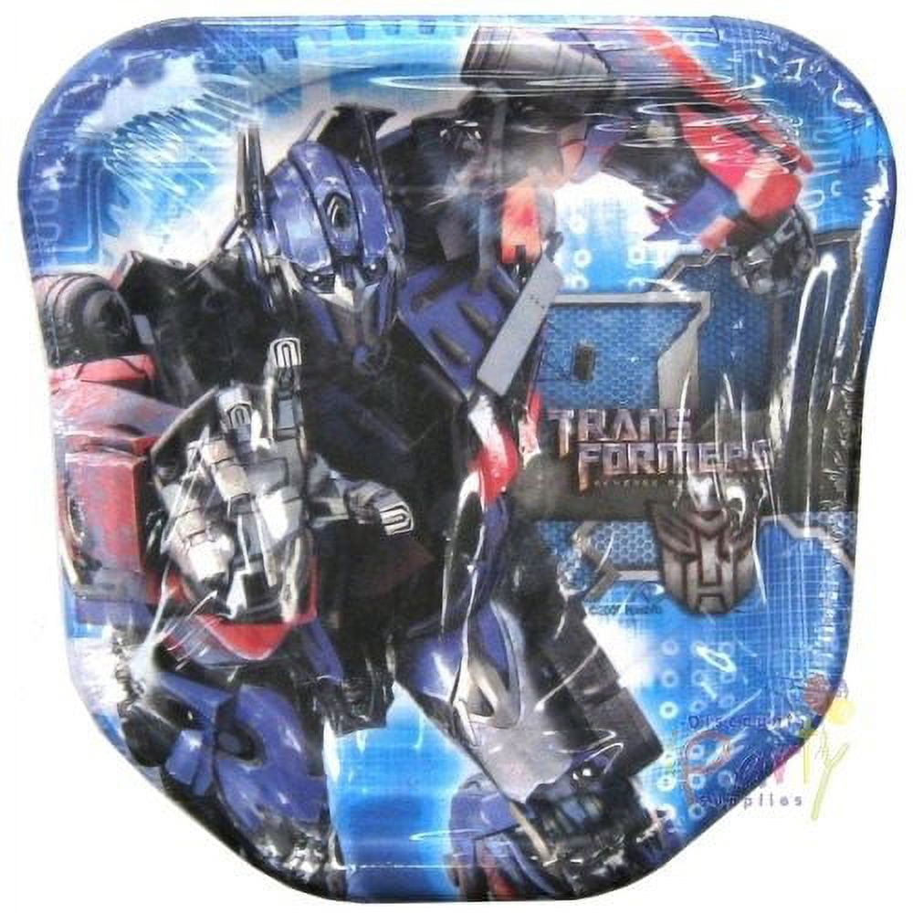 Transformers 'Revenge of the Fallen' Large Shaped Paper Plates (8ct ...