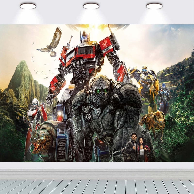 Transformers Rise Of The Beasts Backdrop Banner Party Supplies ...