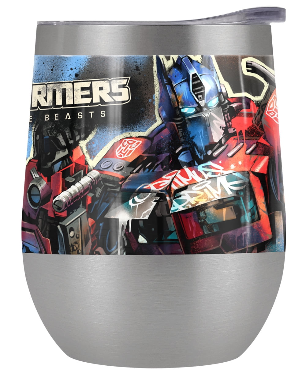 Transformers: Rise of the Beasts Official Prime And Primal Mural 12 oz ...