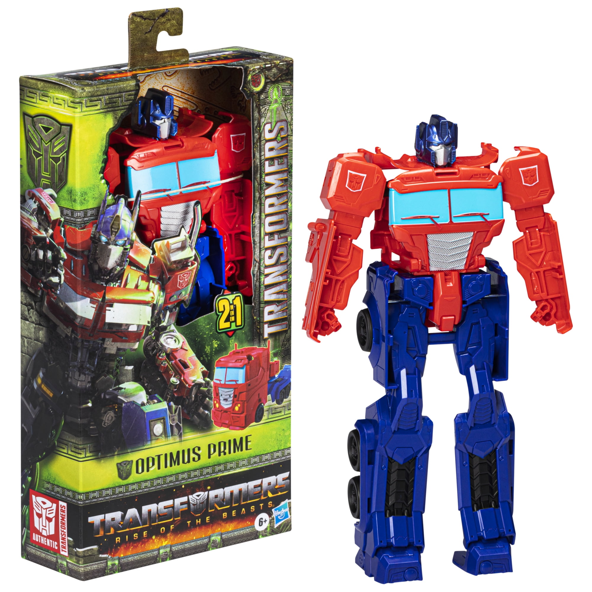 Transformers: Optimus Prime Action Figure, Rise of the Beasts, 2-in-1 ...