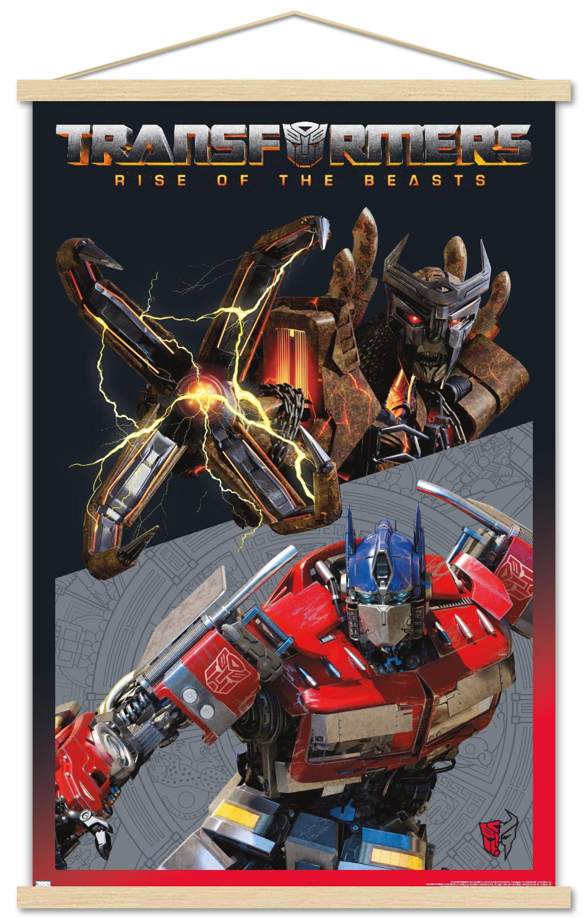 Transformers: Rise of the Beasts - Optimus Prime vs. Scourge Wall ...