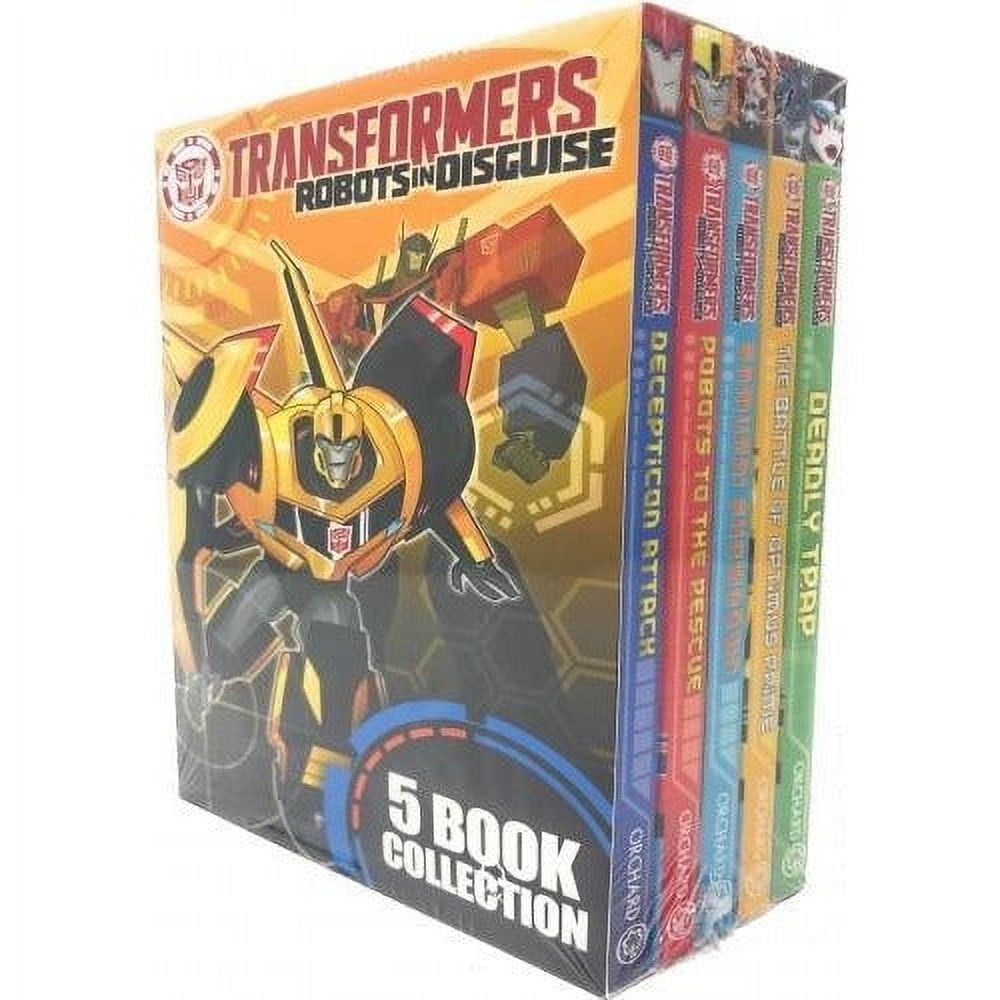 Transformers Robots In Disguise Collection 5 Books Box Set Battle Of ...