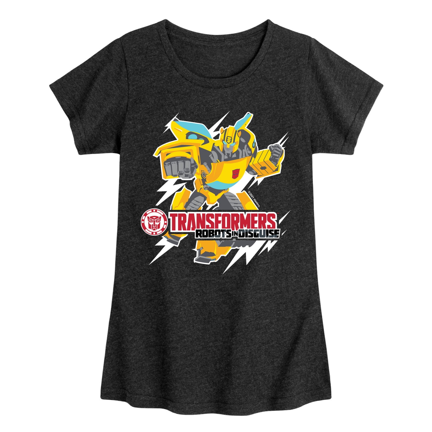Transformers - Robots In Disguise - Girls Fitted Short Sleeve T-Shirt ...