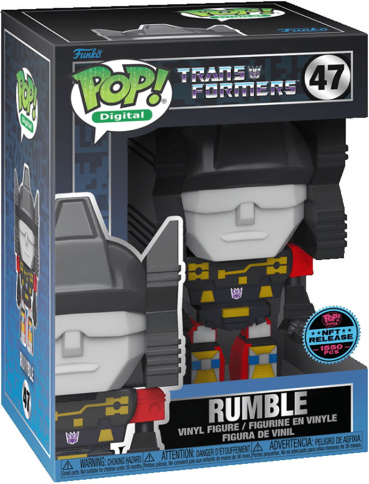 Funko Pop! Digital: Transformers: Rumble Physical Exclusive Pop ...