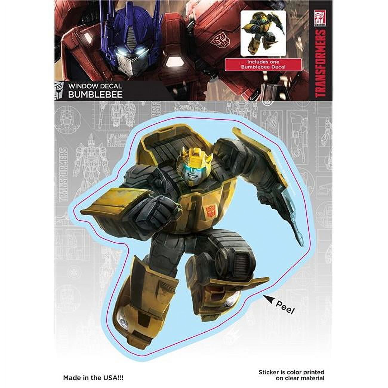 Transformers ST TF BUMBL1 Bumblebee Car Window Decal - Walmart.com