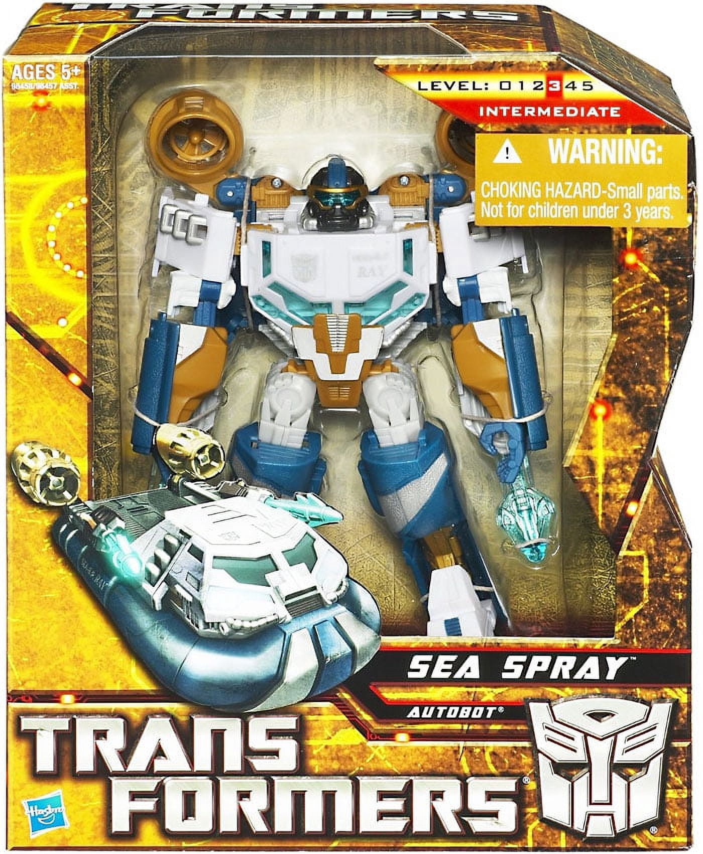 Transformers Sea Spray Autobot Action Figure Voyager Class 2009 Hasbro ...