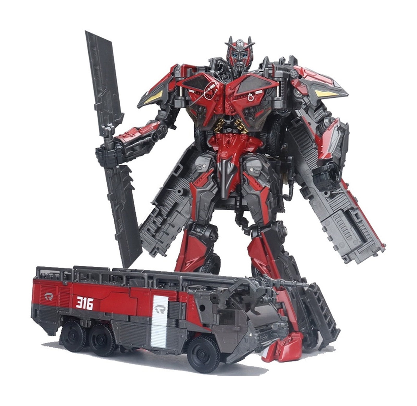 Transformers Sentinel Prime Fire Truck Deformable Miniature - Walmart.com