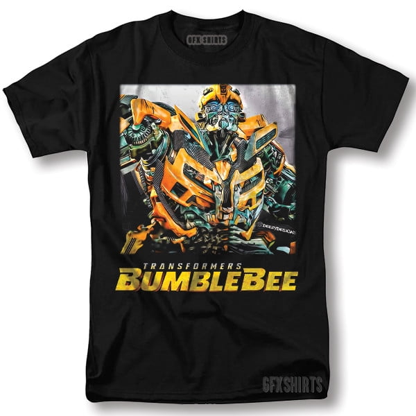 Transformers Shirt BumbleBee Classic Movie Poster Vintage Graphic ...