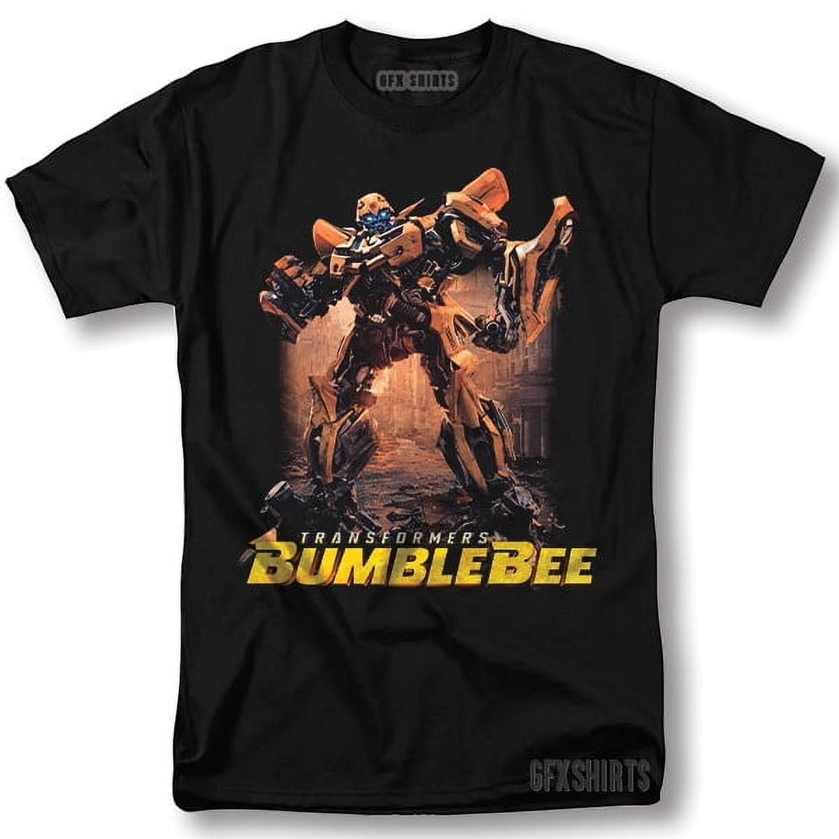 Transformers Shirt Bumblebee Classic Movie Poster Vintage Graphic ...