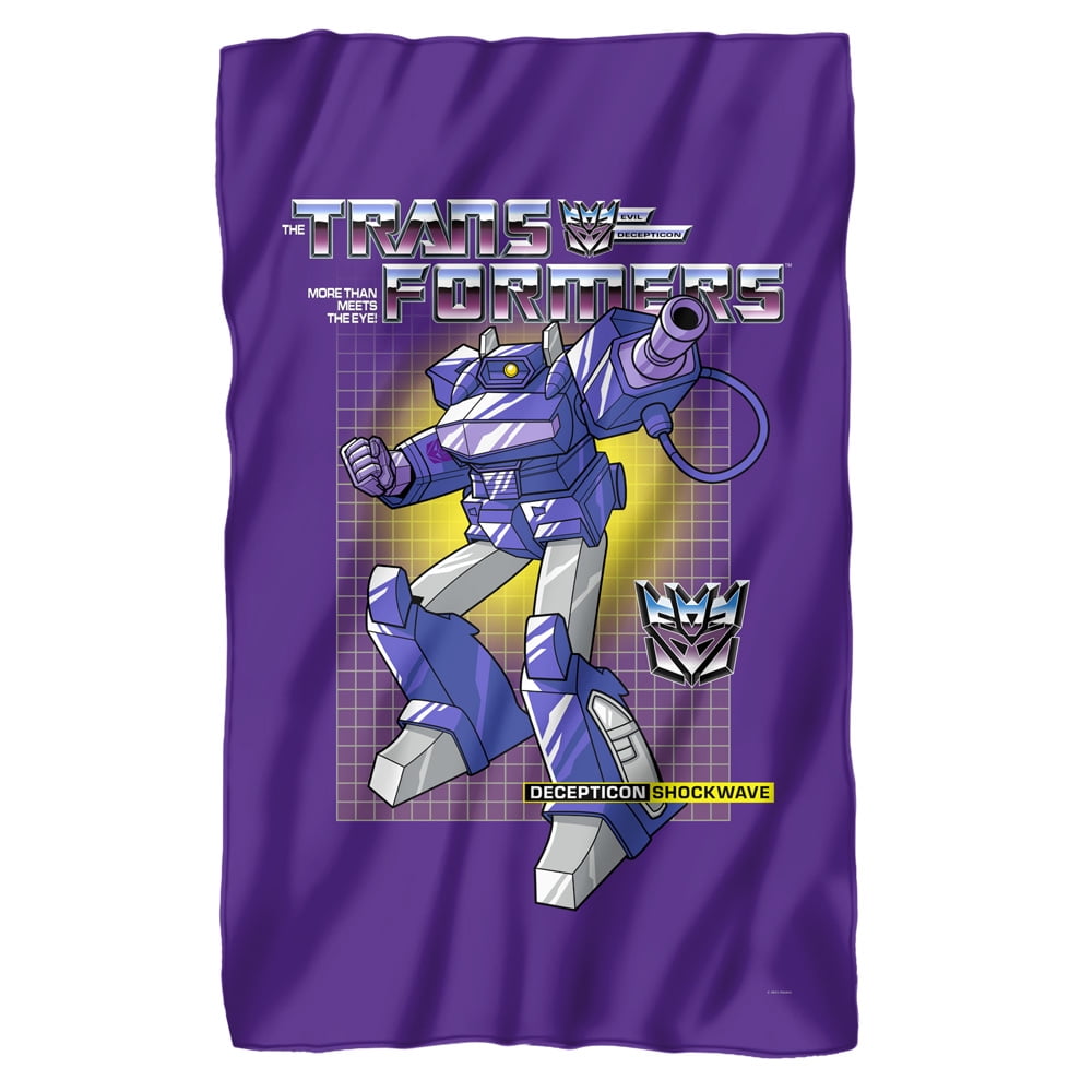 Transformers Shockwave Fleece Blanket 36' x 58' - Walmart.com