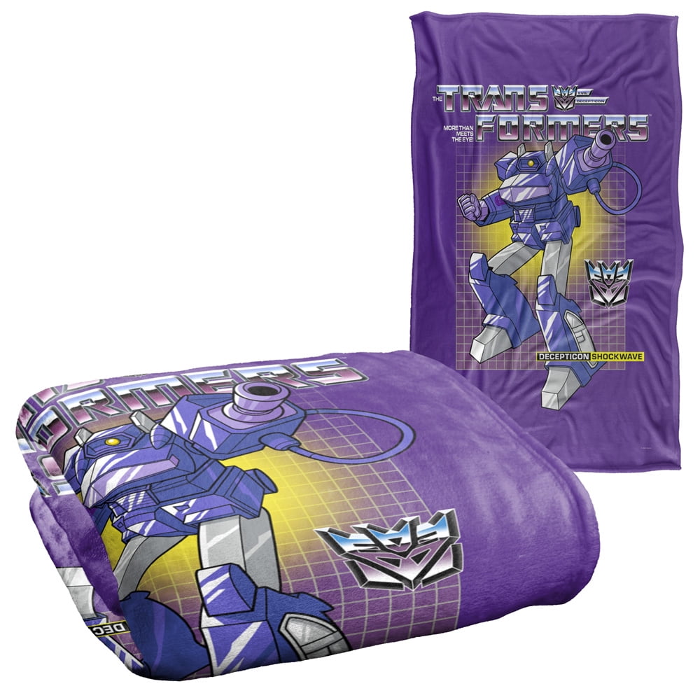 Transformers Shockwave Silky Touch Super Soft Throw Blanket 36' x 58 ...