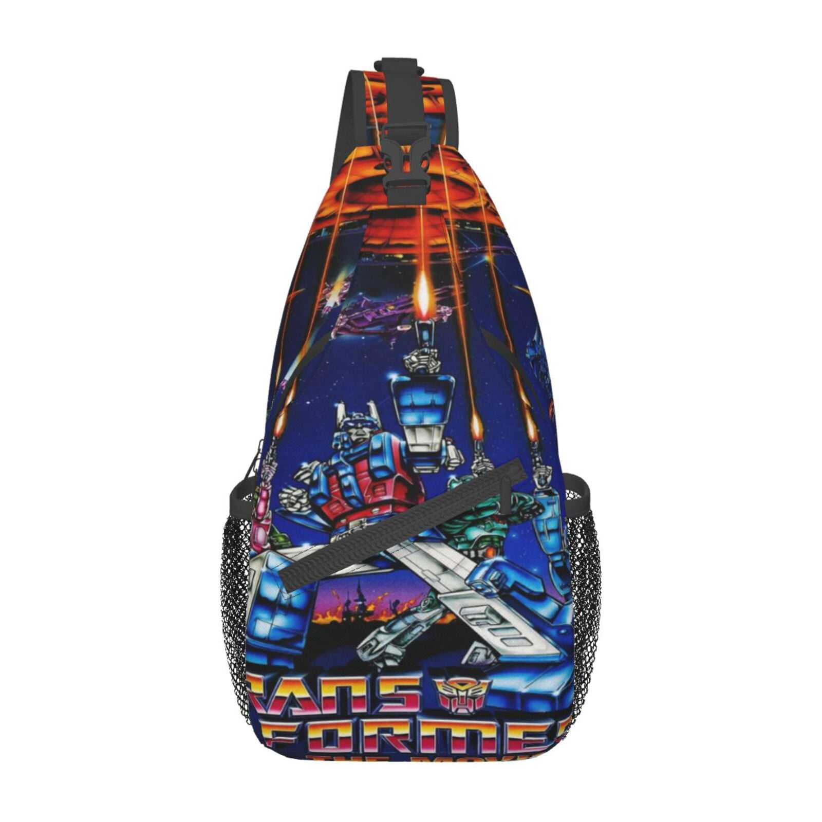 Transformers Sling Bag Crossbody Shoulder Backpack Gym Sports Travel ...