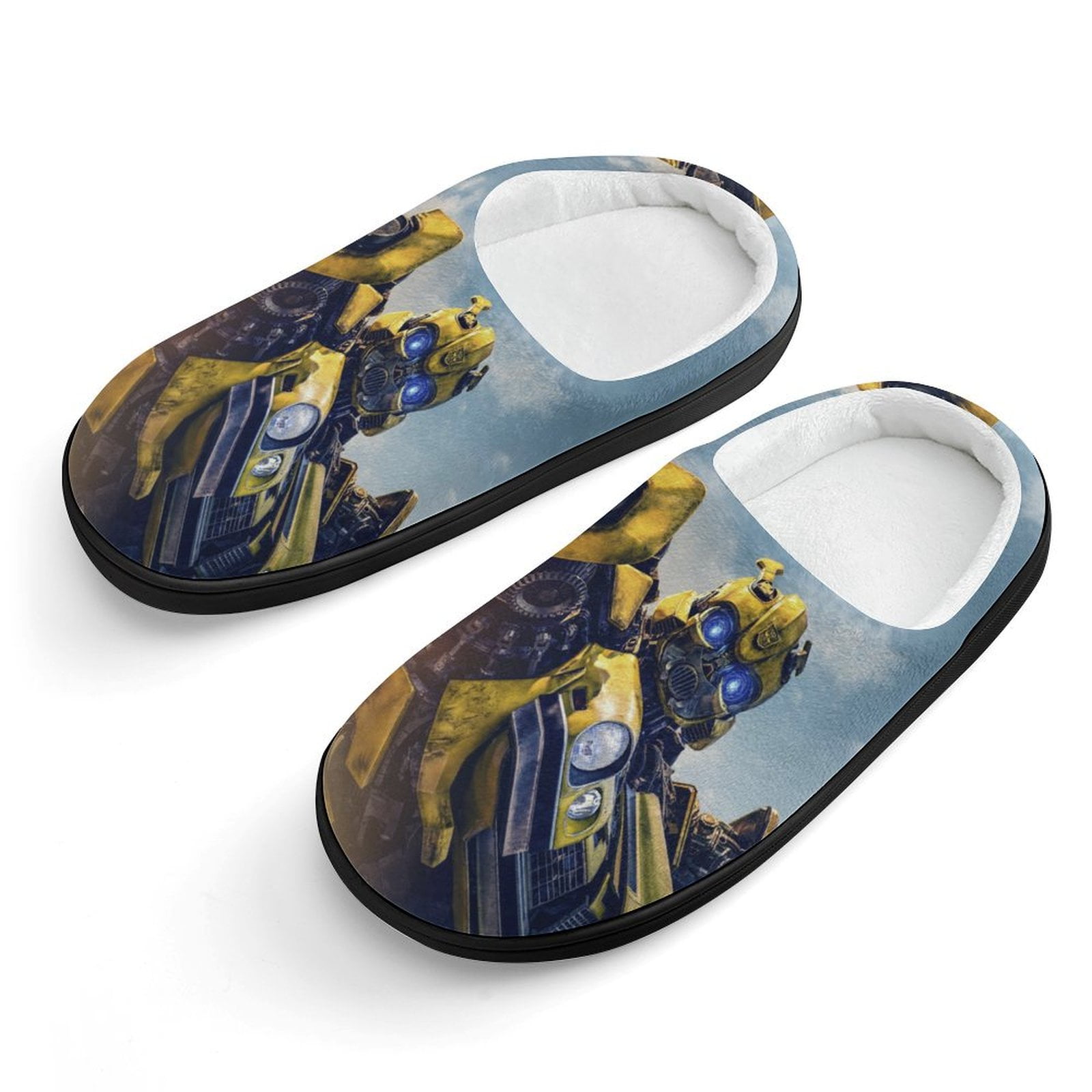 Transformers Slippers for Kids, Cute Soft Plush Anti-slip Fluffy Fuzzy ...
