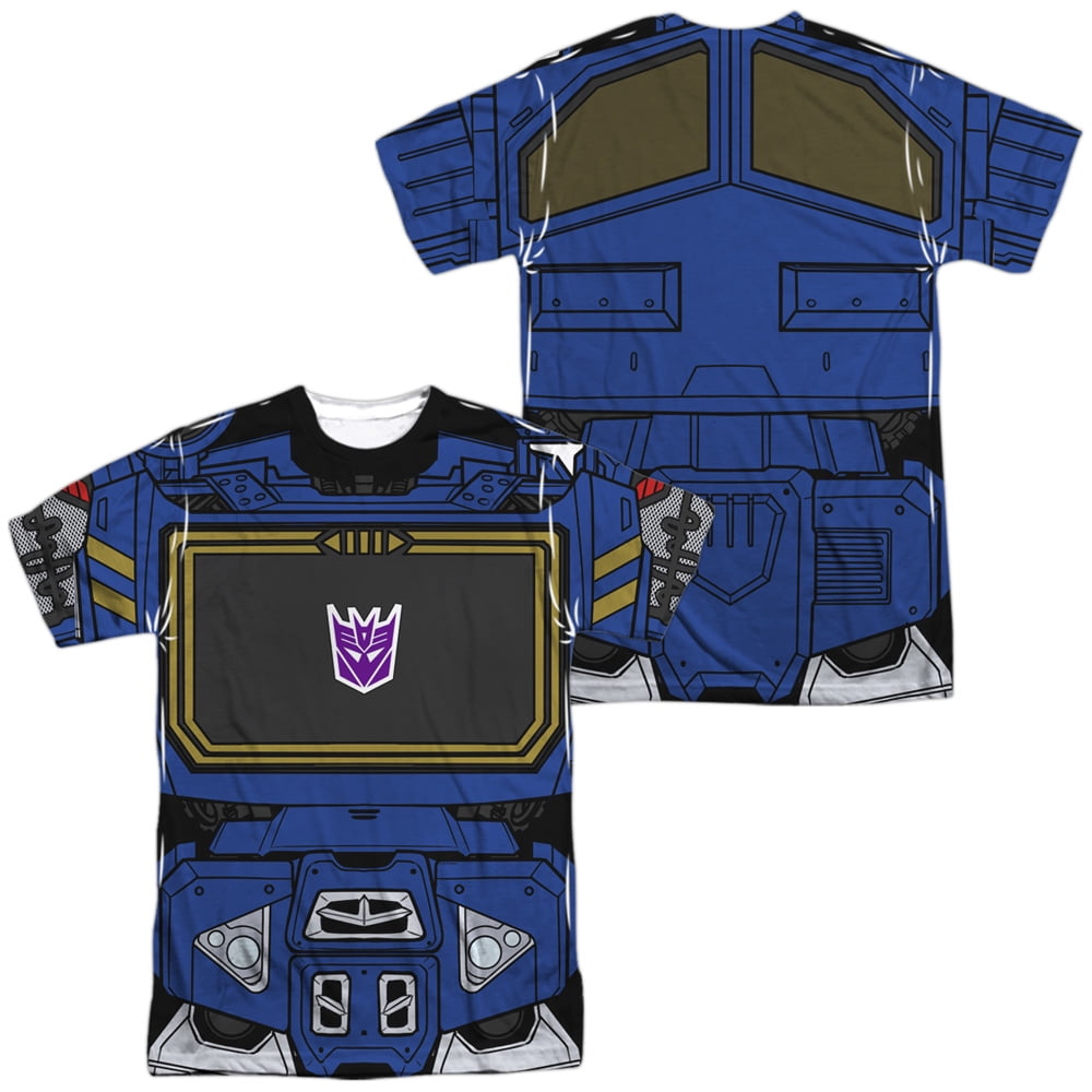 Transformers Soundwave Unisex Adult Sublimated Costume T Shirt (Front ...