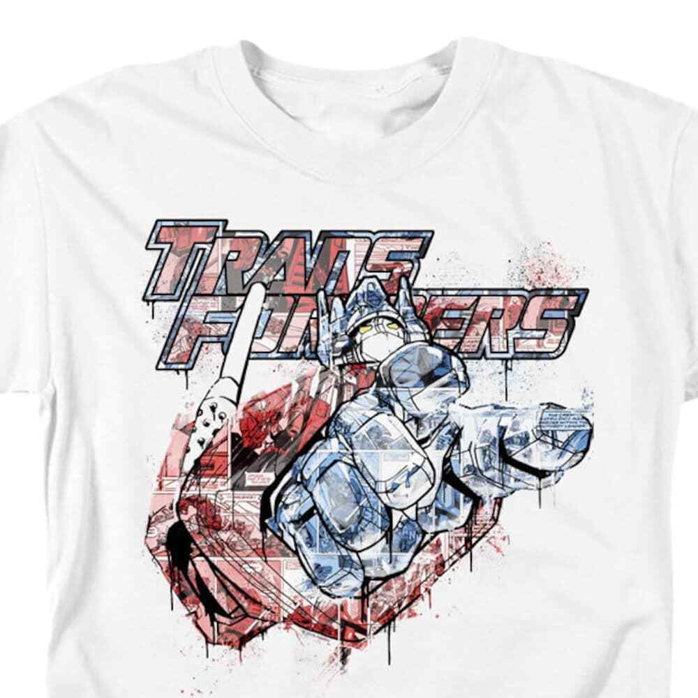 Transformers Spray Paint White Shirts - Walmart.com