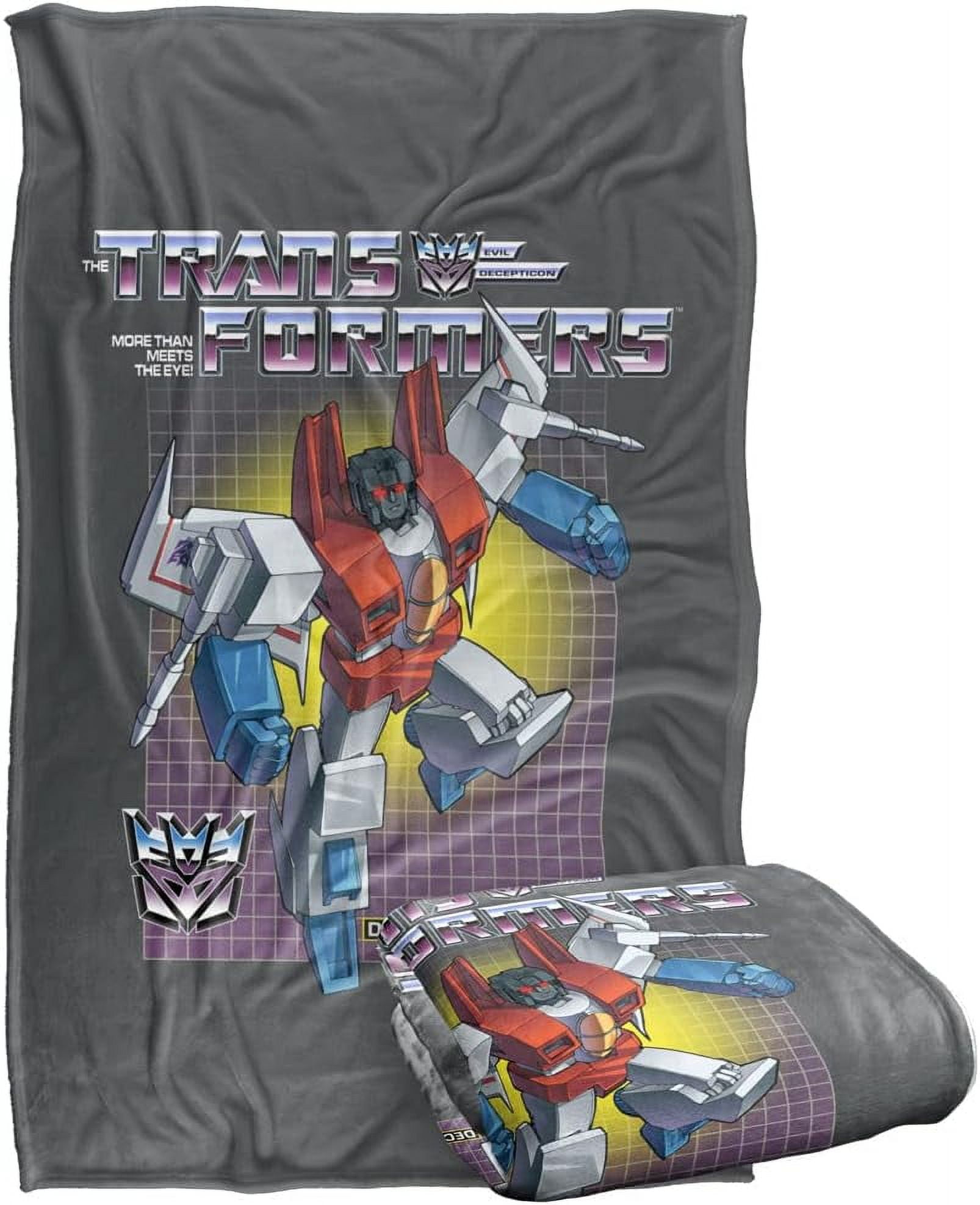 Transformers Starscream Silky Touch Super Soft Throw Blanket 36" x 58 ...