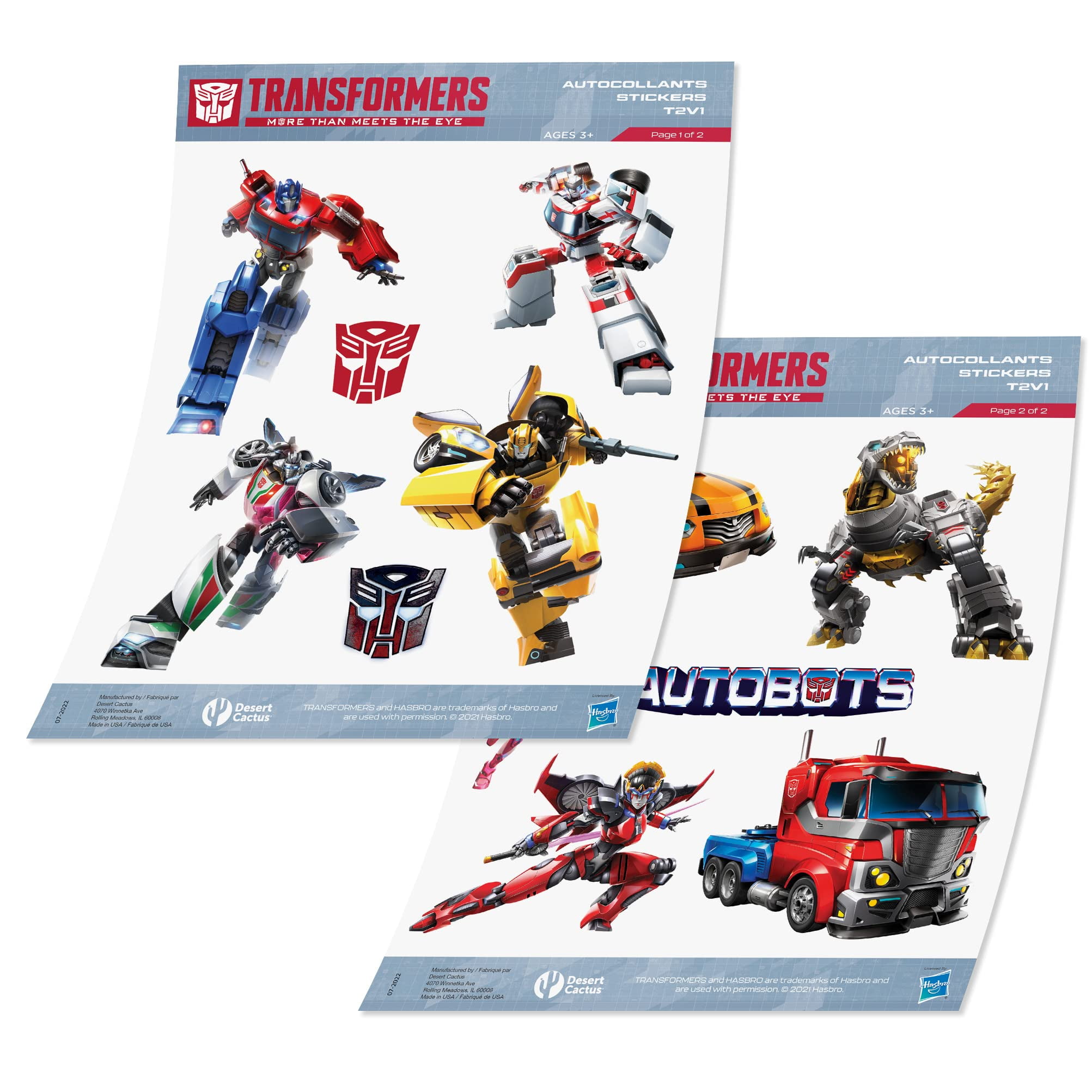 Transformers Stickers - 12 Stickers Vinyl Decal Laptop Water Bottle Car ...