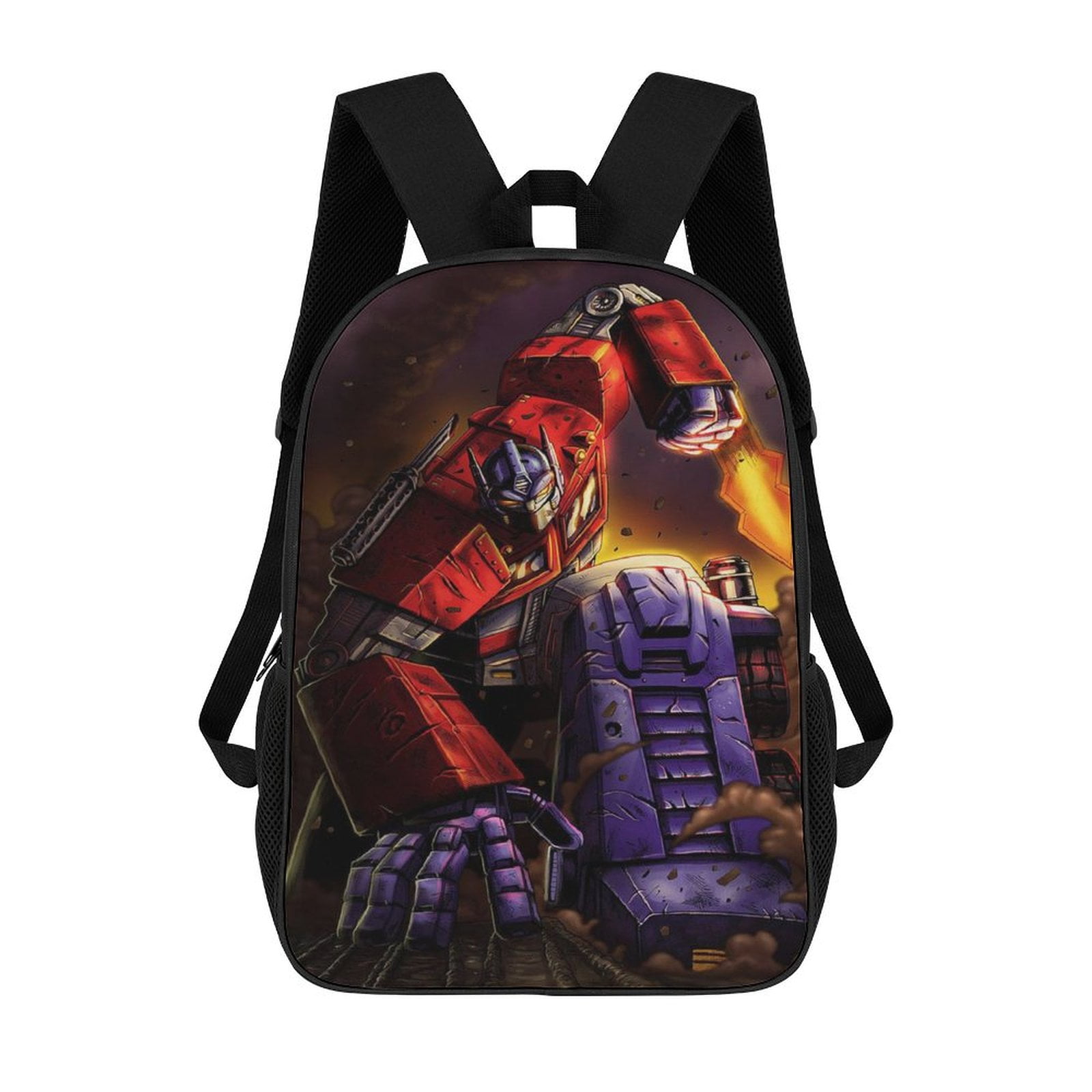 Transformers Students Backpack 17" Bookbag 3D Print Schoolbag Cartoon ...