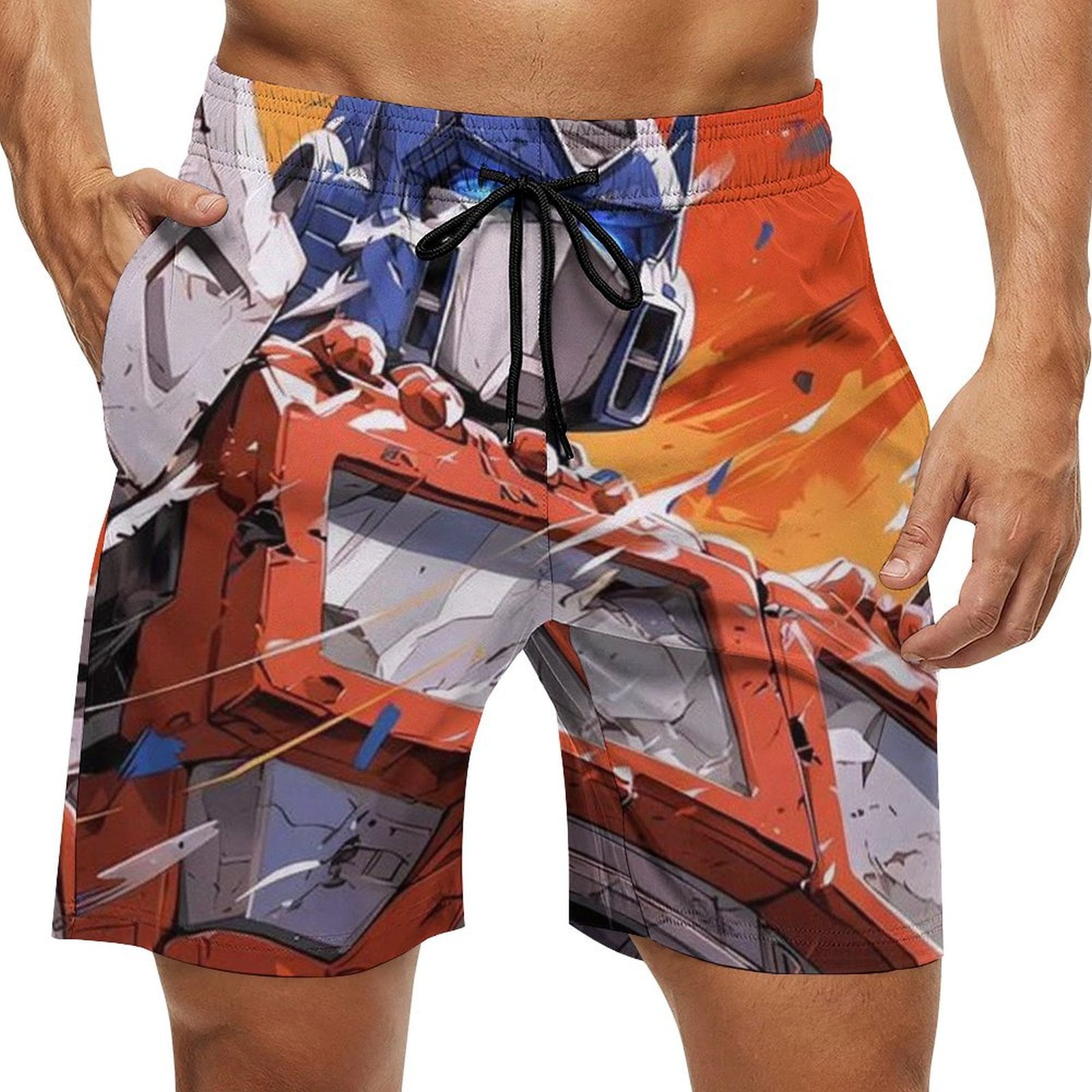 Transformers Swim Trunks Anime Cute for Men Gift 3XL Transformers Merch ...